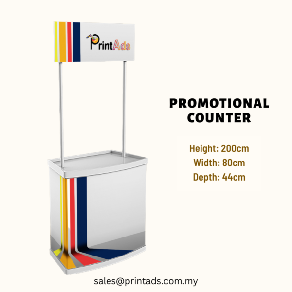 PVC Promotion Counter for Your Brand - PrintAds