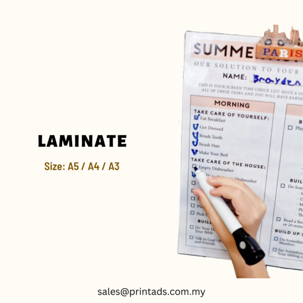 Laminate Service for Your Printing Needs - PrintAds